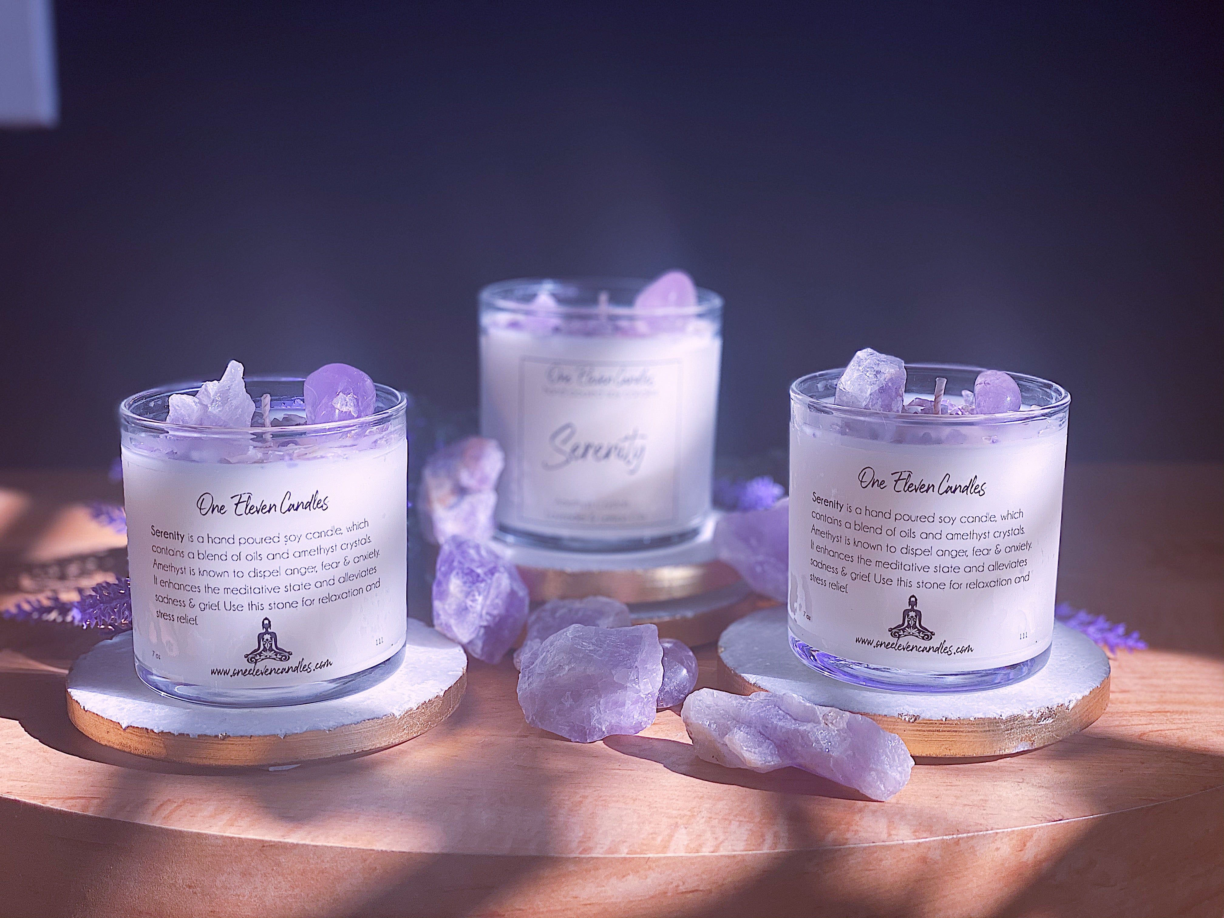 One Eleven Candles - Crystal Soy Candles
