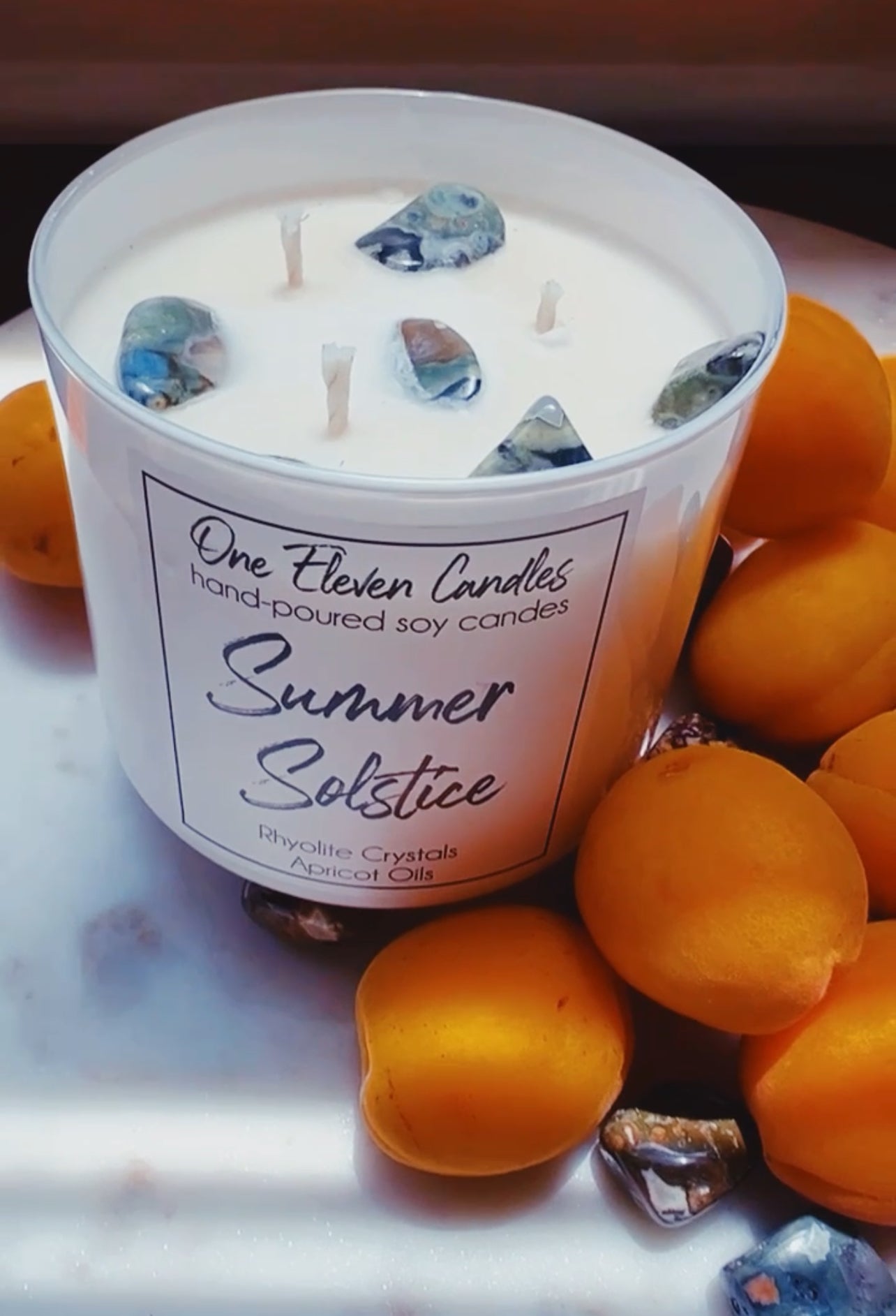 One Eleven Candles - Crystal Soy Candles